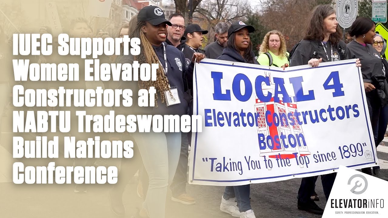 Women Elevator Constructors at NABTU Tradeswomen Build Nations Conference